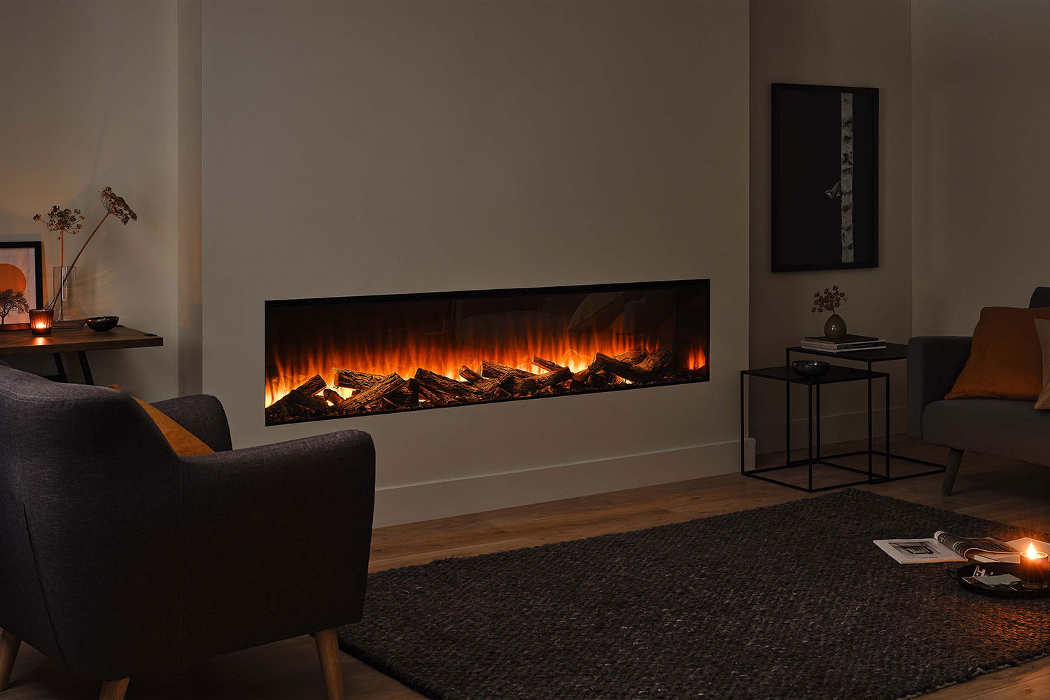 New Forest 1900 with Deluxe Real logs - 1900 мм