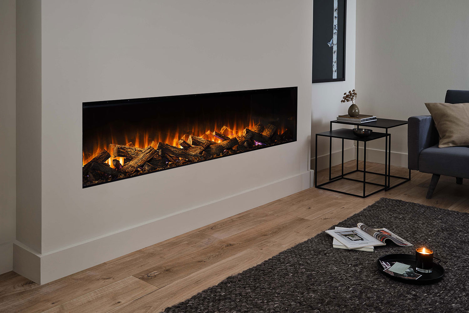 New Forest 1900 with Deluxe Real logs - 1900 мм